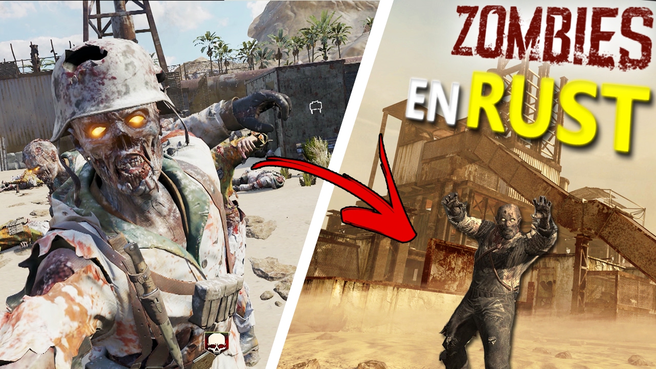 ZOMBIES en RUST de MODERN WARFARE 2!! | Black Ops 3 Mods - YouTube