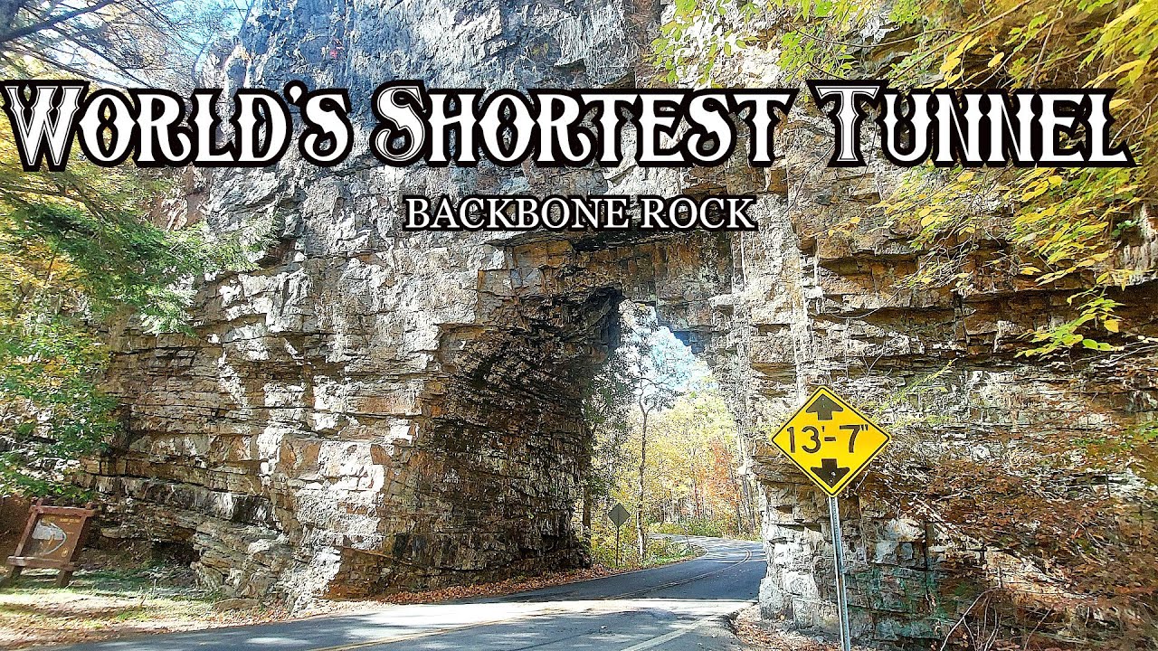 The Shortest Tunnel in the World - Backbone Rock Fall Hike - YouTube