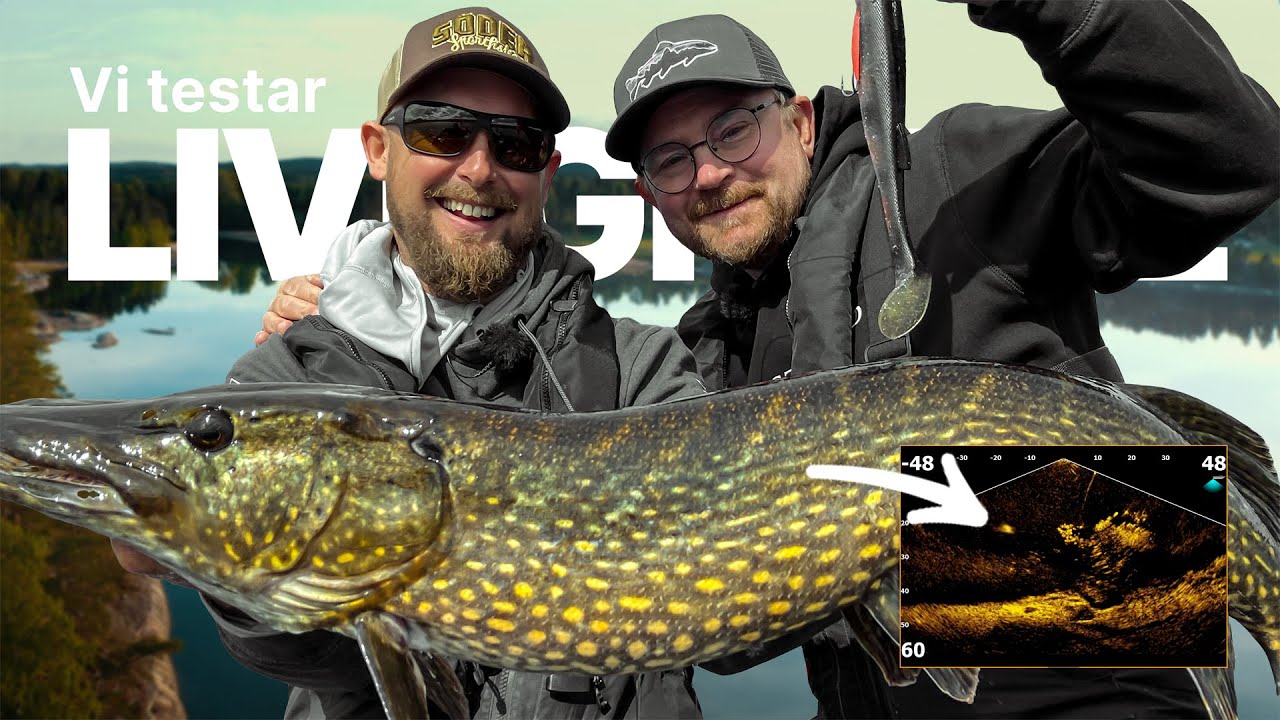 Vi testar att fiska gädda med livegivare! - YouTube