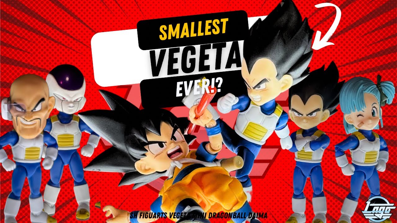 SMALLEST VEGETA EVER!?!?!?by SHFiguarts: Dragonball Daima Mini Vegeta ...