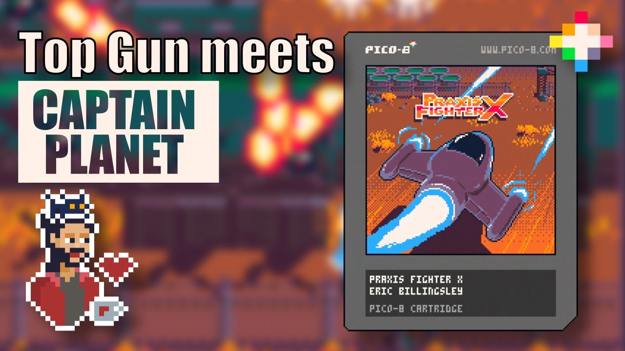 Fixing pipes with bombs? | Praxis Fighter X | PICO-8 Gameplay - YouTube