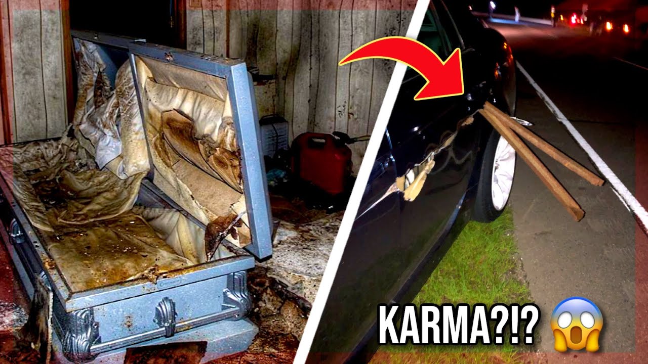 EXPLORING AN ABANDONED FUNERAL HOME (CRAZY ENDING) USED CASKET FOUND ...