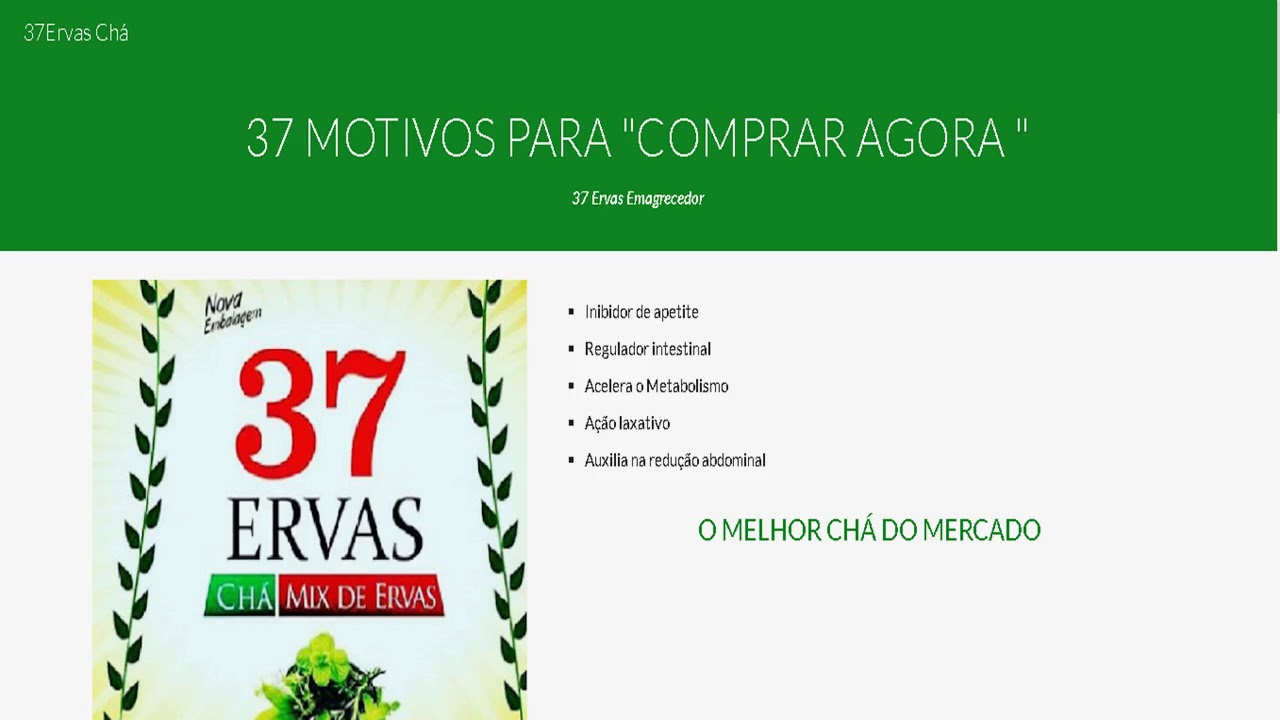 CHÁ DAS 37 ERVAS-CHÁ 37 ERVAS EMAGRECER 10KG-CHÁ 37 ERVAS EMAGRECE EM ...