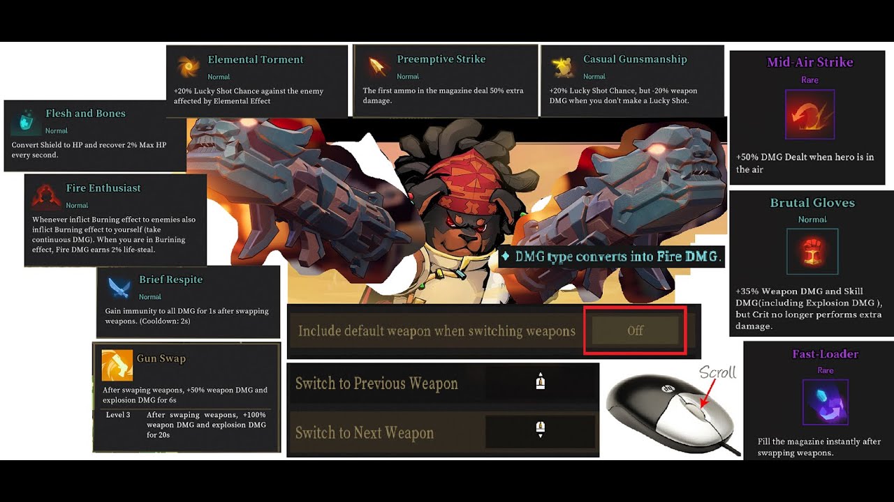 [Gunfire Reborn OP explosion build] Dual-wielding is too easy, so lets ...