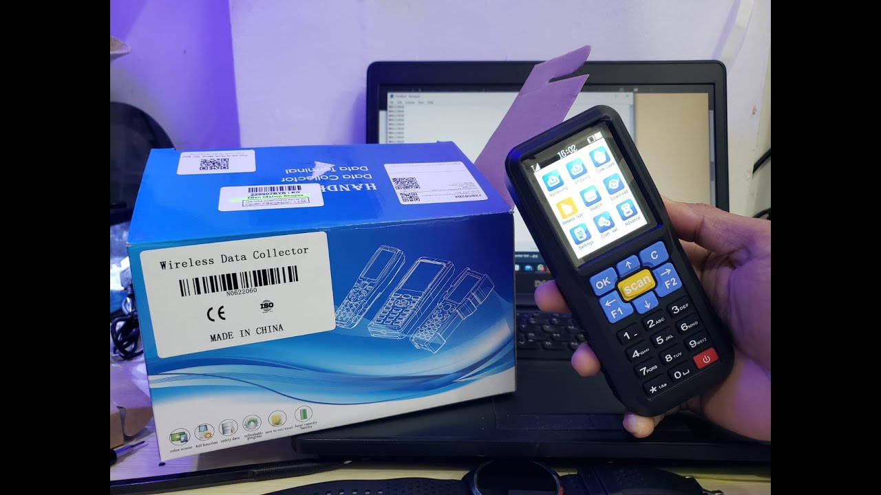 cara Pemakaian Mini Data Collector Scanning Stock Wireless Barcode ...