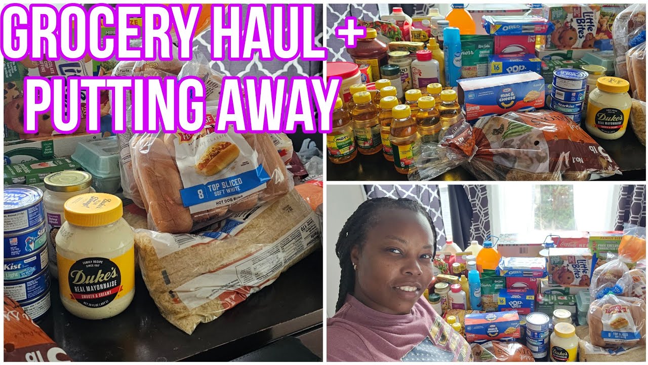 Grocery haul 2024+ Restocking & Putting away - YouTube