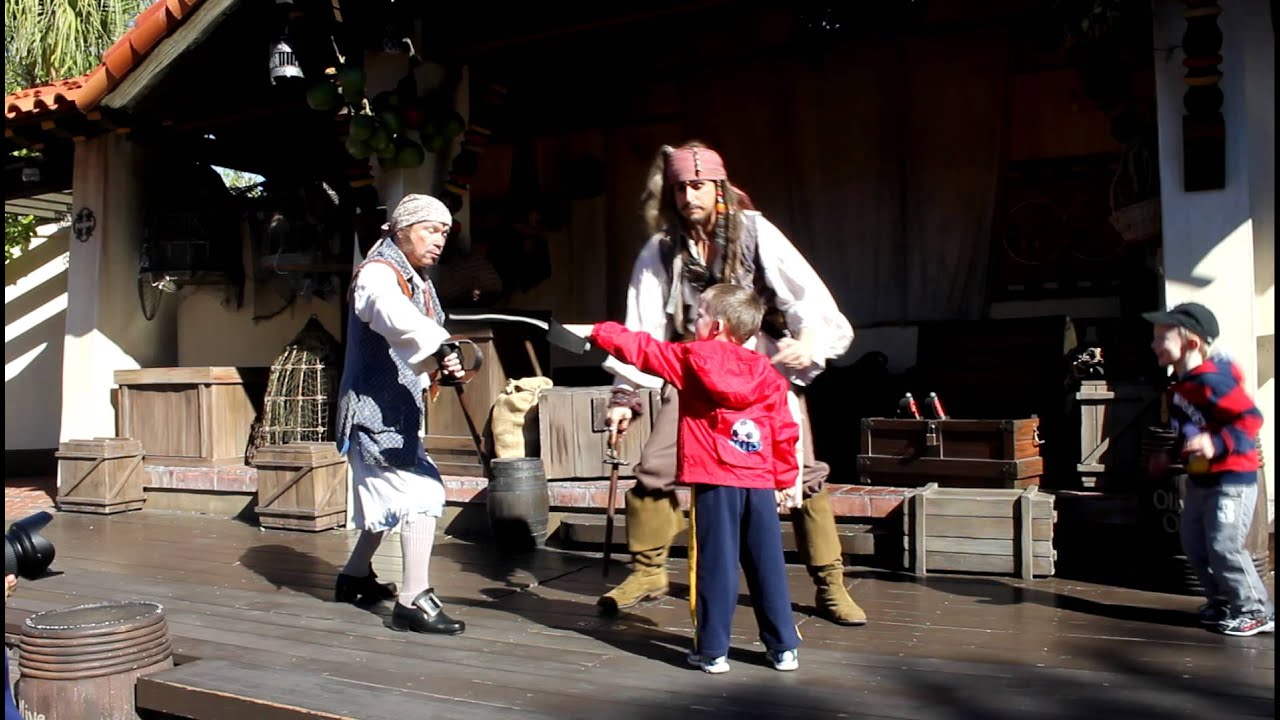Disney Pirates of the Caribbean Sword Fighting Tutorial From Captain ...