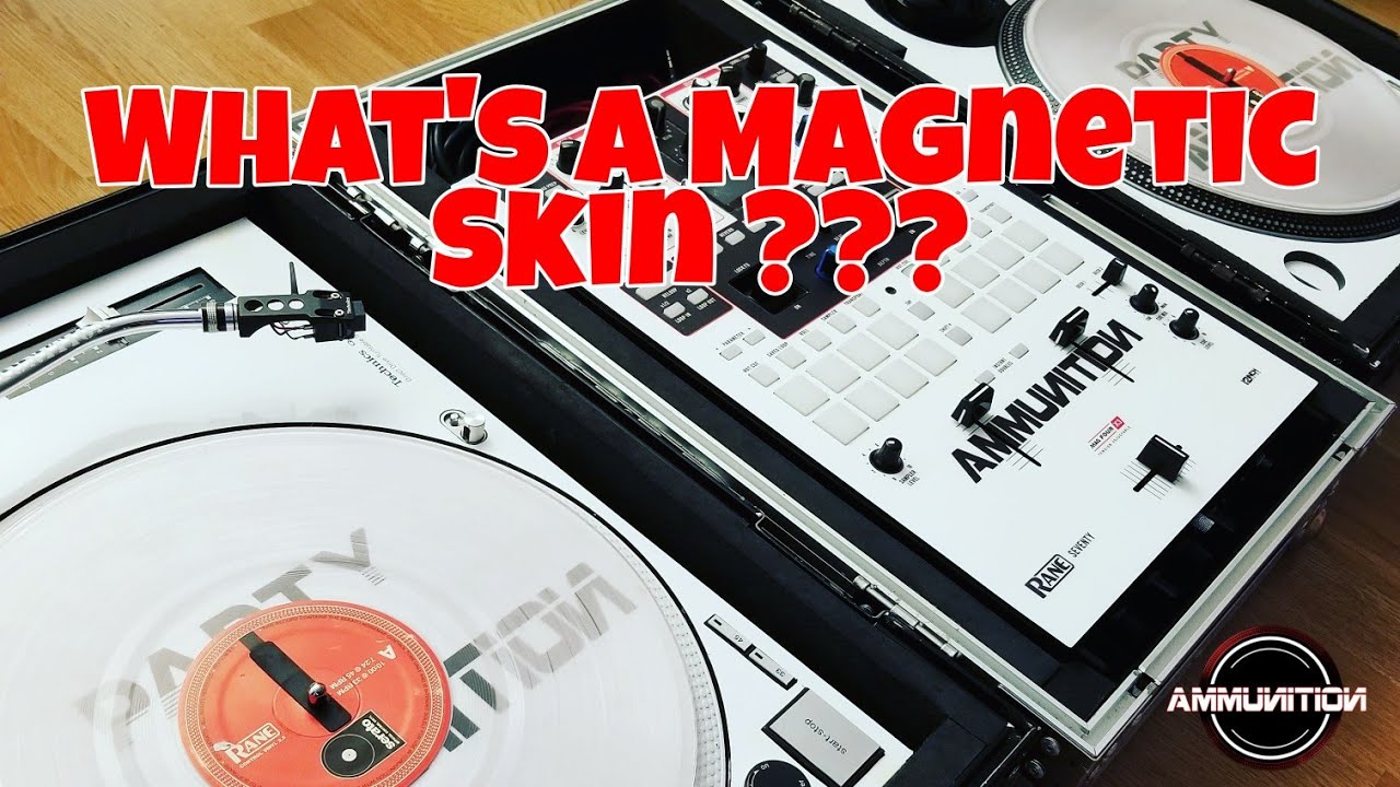 NEED SKIN - Turntable and Mixer Magnetic Skins - YouTube