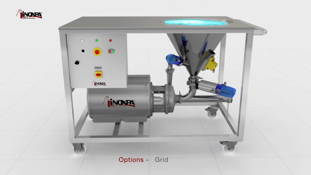 Mezcladores polvo Líquido (Blenders) INOXPA - EQUIFLOW - YouTube