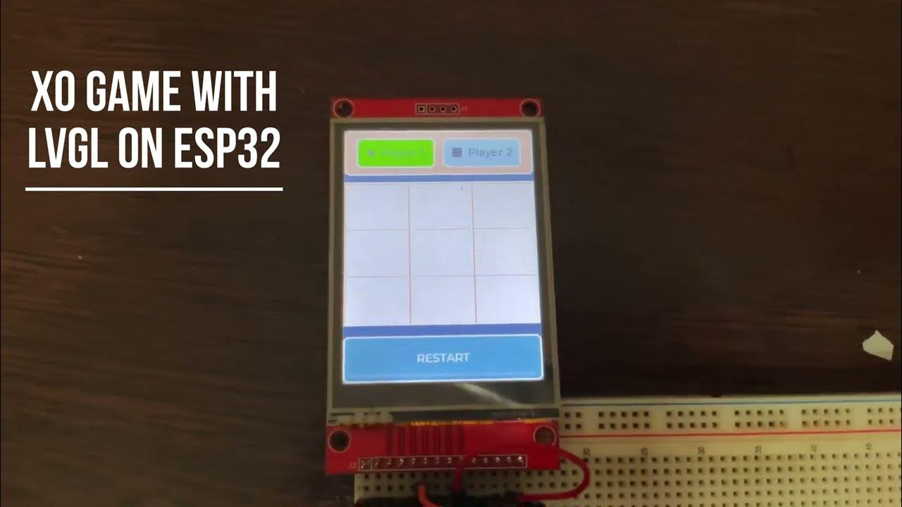 XO (Tic-Tac-Toe) Game with LVGL on ESP32 and ILI9341 Display - YouTube