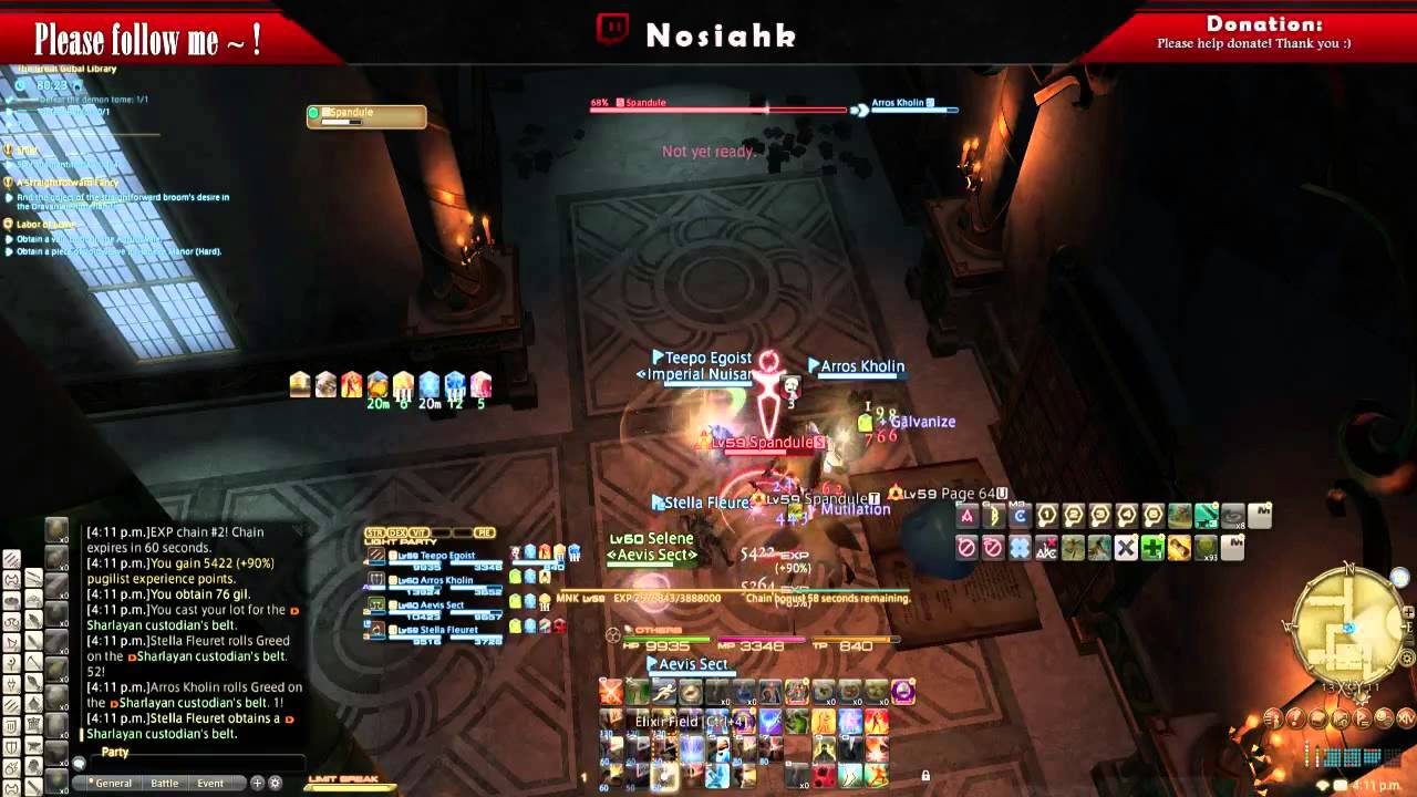FFXIV Heavensward: The Great Gubal Library (Monk) - YouTube