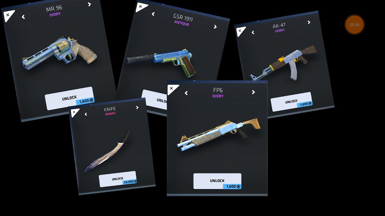 The best weapon skin combos in Critical Ops - YouTube