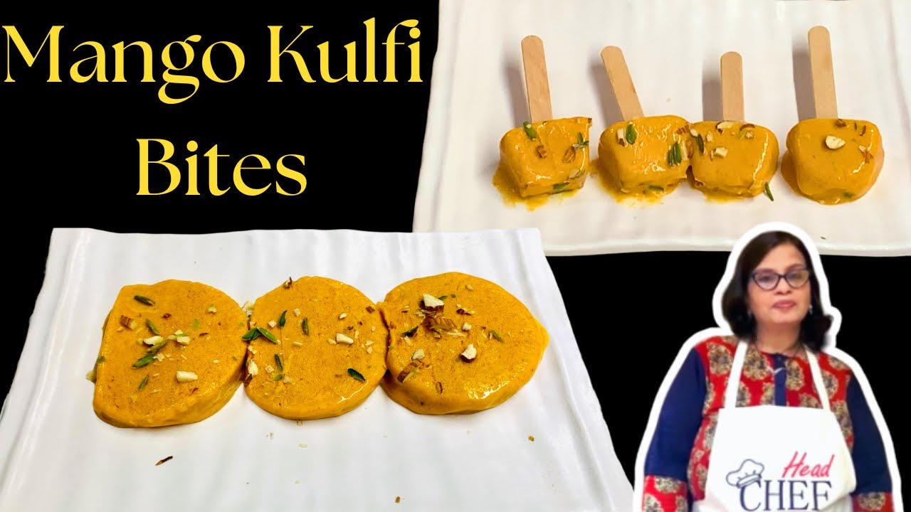 Mango Kulfi Bites. Sugar free, Instant and Delicious Mango Kulfi Bites ...