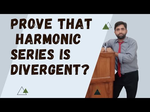 Prove that Harmonic series is Divergent in Real Analysis - YouTube
