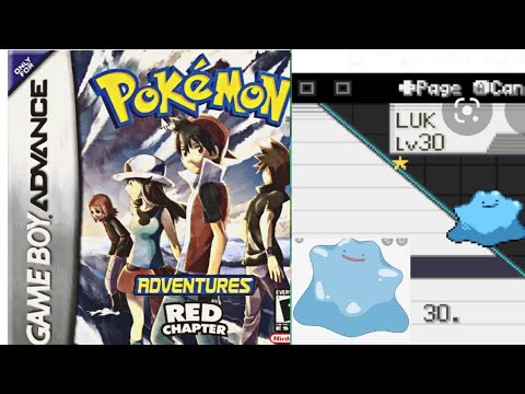 I got shiny Ditto. |Pokemon adventures red chapter GBA