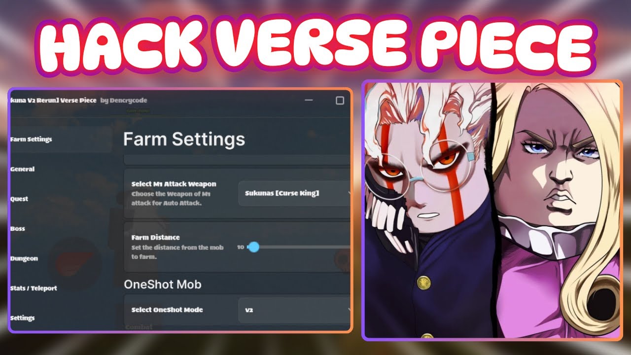 Cách Hack Verse Piece Trên Điện Thoại Auto Farm Level, Auto Farrm Boss | Script Hack Verse Piece ...