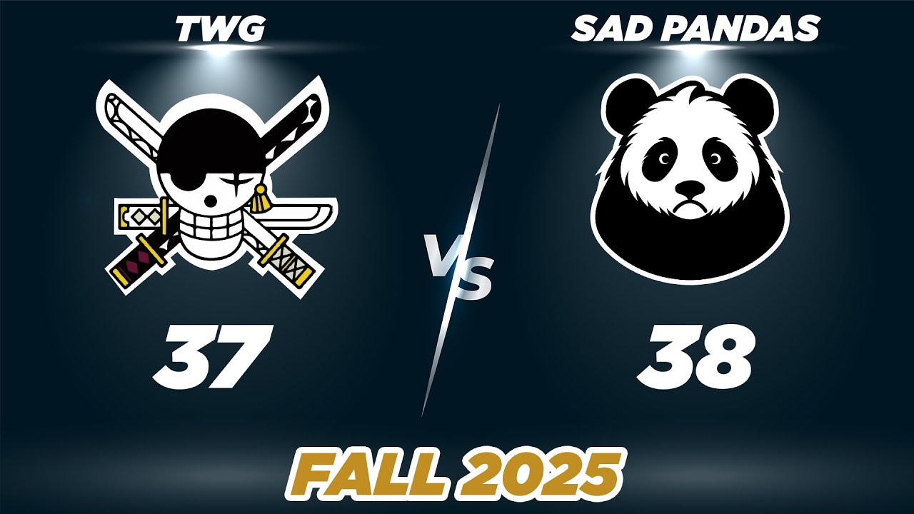 TWG vs Sad Pandas | FALL '25 | Los Angeles | South Conference | Week 2 ...