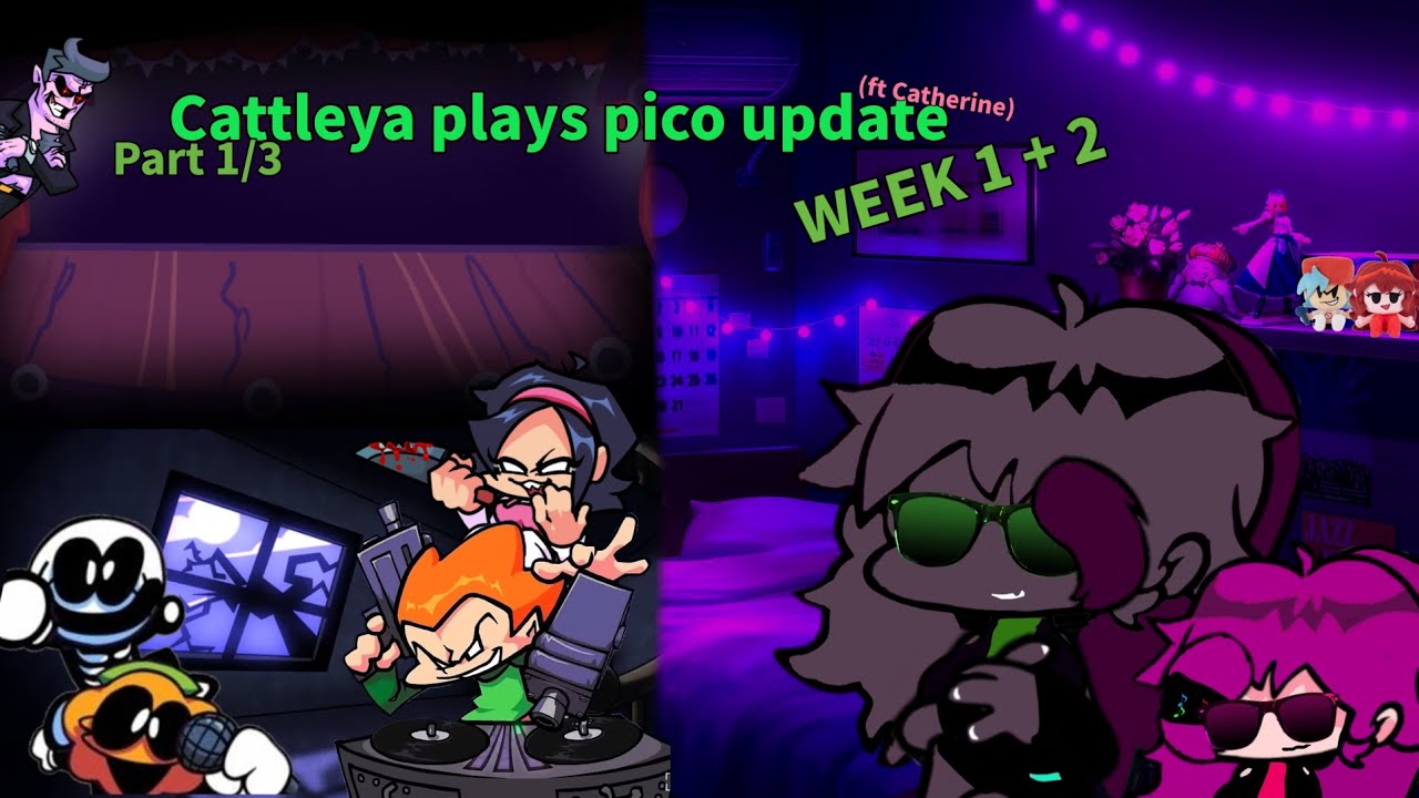New Fnf Update And Pico is here?!| Cattleya And Catherine Try out the ...