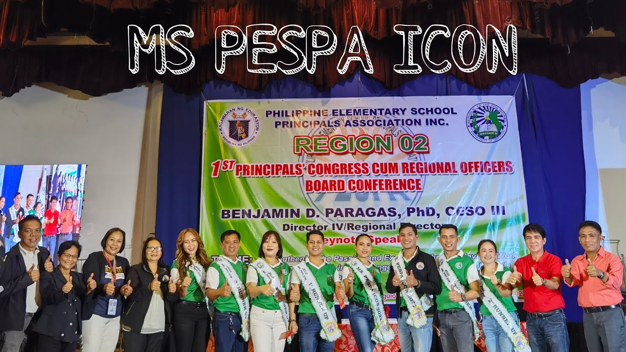 MS PHILIPPINE ELEM. SCHOOL PRINCIPALS ASSOCIATION (PESPA) ICON | SONG 4 ...