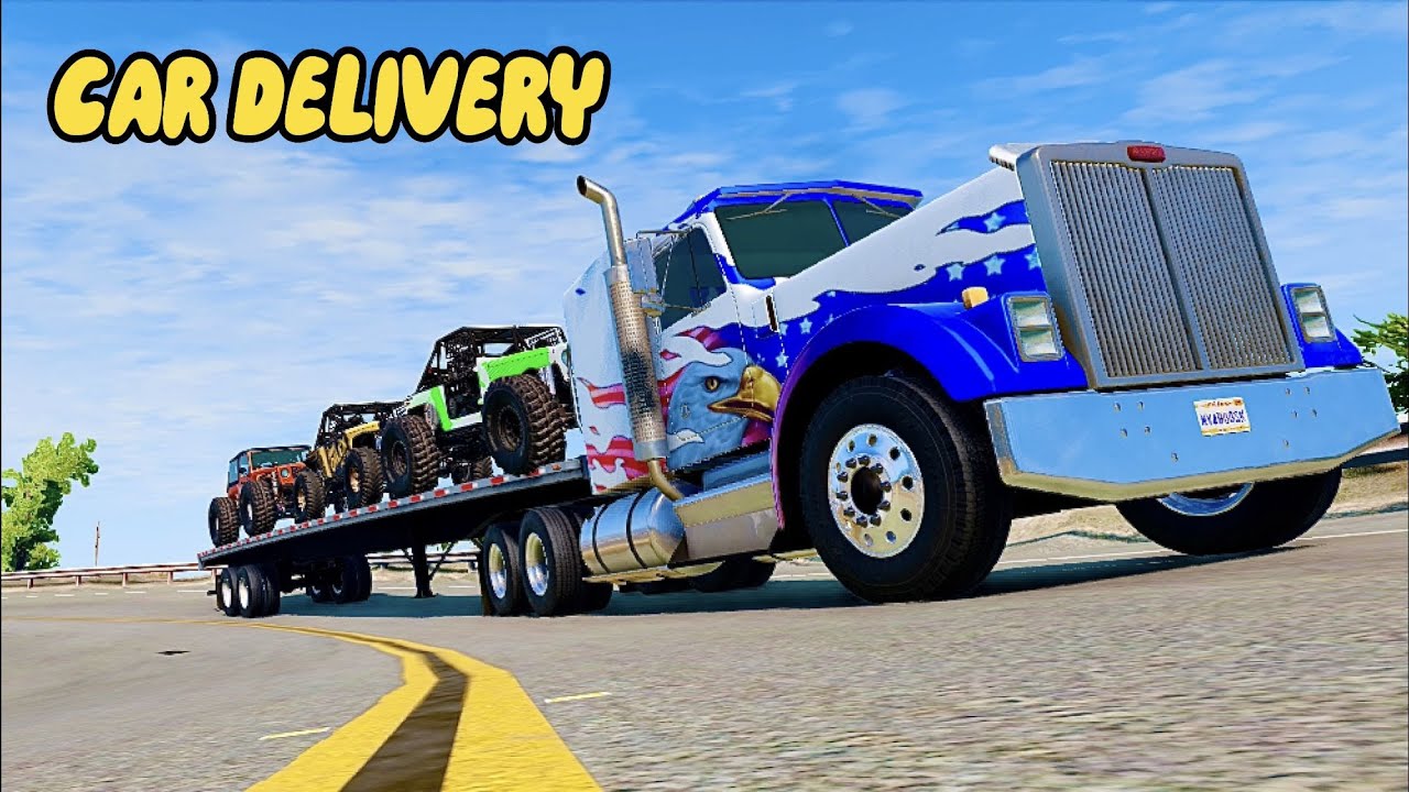 Car Delivery | BeamNG drive - YouTube