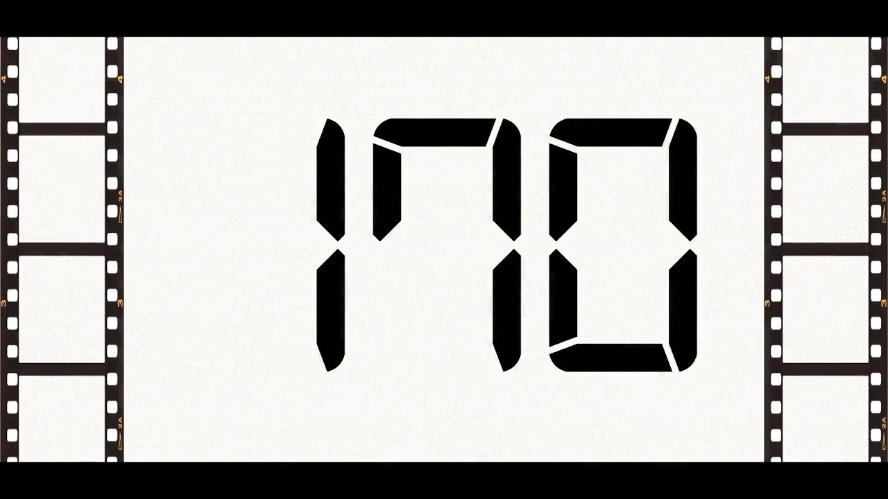 Countdown from 170 to 0 (Retro) - YouTube