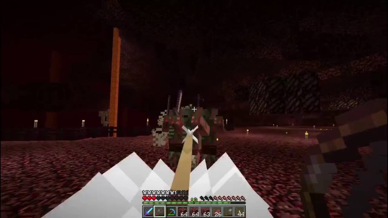 Minecraft Vanilla - [Ep.3] Taking back the Nether - The 1.9 Pig Army ...