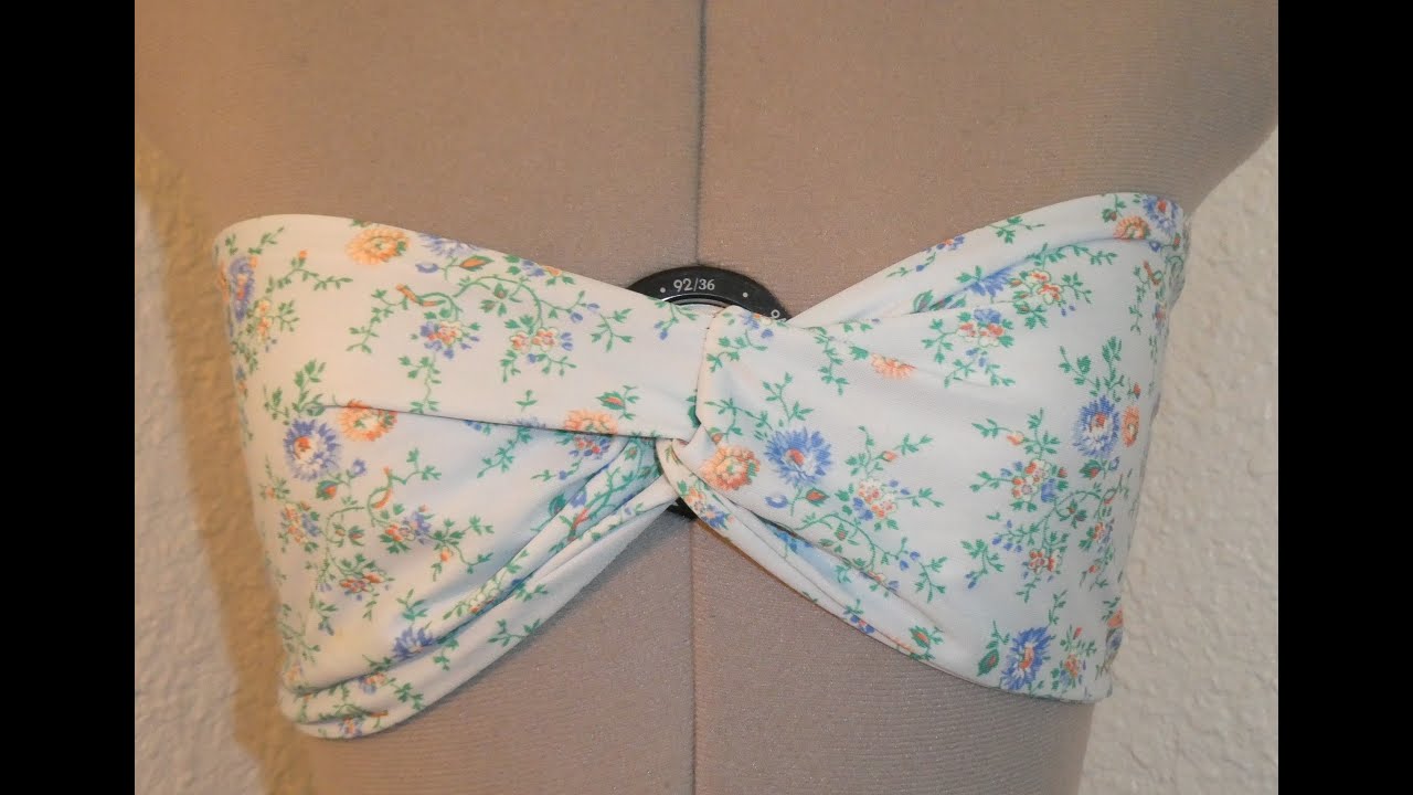 Front and Back Twisted Crop Top #blouse #diy #easy #pattern #simple # ...