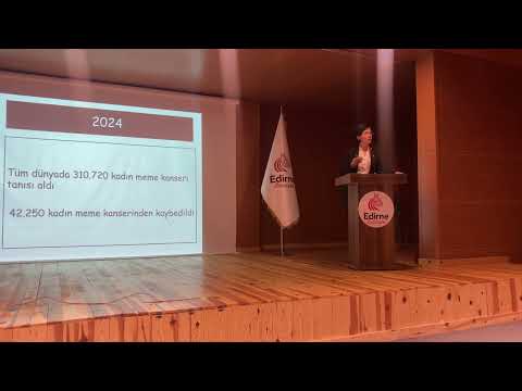 Edirne Bel.Bşk. Av. Filiz Gencan ev sahipliğinde Prof.Dr.Nermin Tunçbilek meme kanseri semineri 