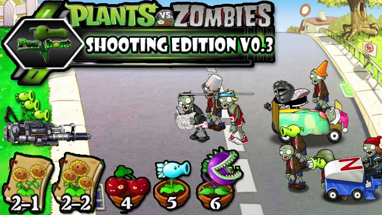 Plants Vs Zombies Shooting Edition V0.3 | New Update | Adventure #Part2 ...