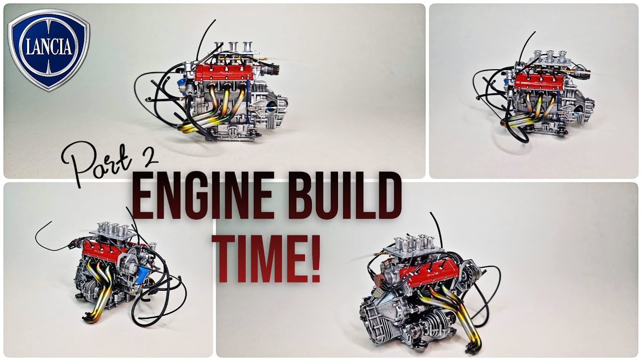 ENGINE BUILD TIME! ASSEMBLING THE FERRARI V6 IN THE LANCIA STRATOS HF GR.4 ITALERI 1/12 (KIT ...