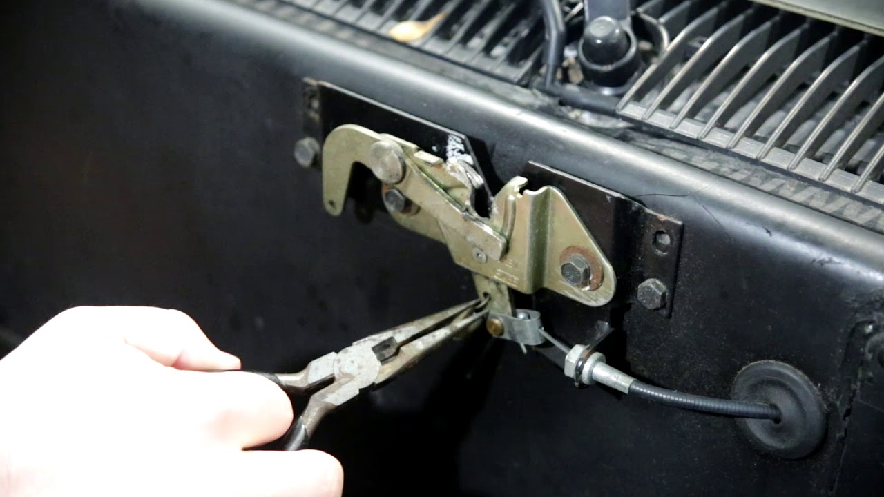 DeLorean: New Hood Release Spring - YouTube