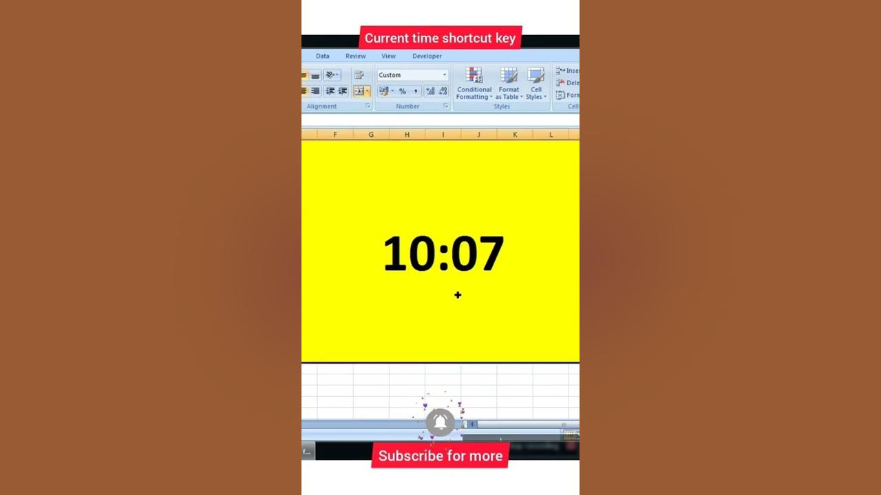 shorts CURRENT Time Shortcut Key Excel Tips And Tricks YouTube shorts-current-time-shortcut-key-excel-tips-and-tricks-youtube