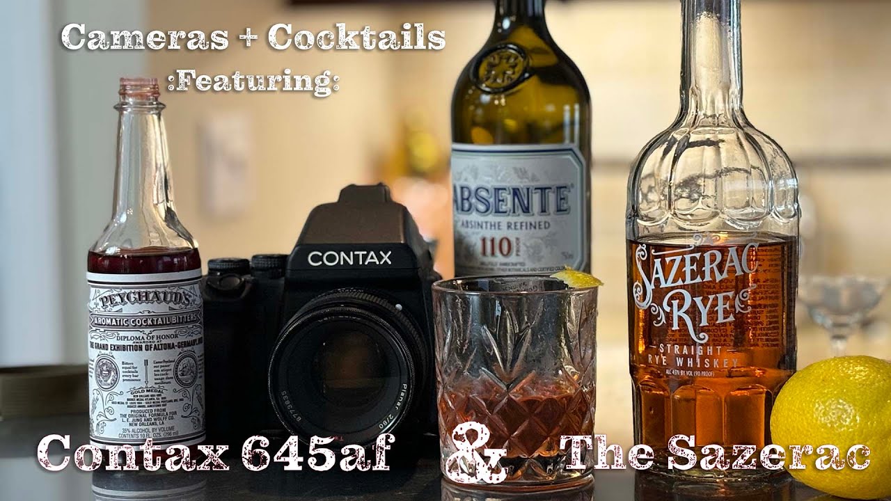 Cameras and Cocktails introducing The Contax 645 af & the Sazerac - YouTube