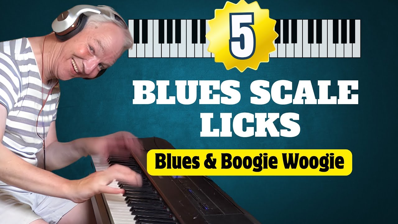 5 Amazing Blues Scale Licks for Piano – Easy to Pro ( Blues & Boogie ...