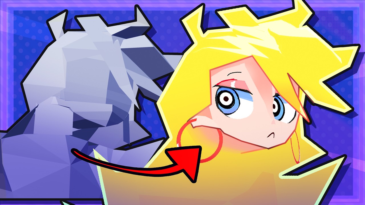 How to 3D Model and Texture Hair [Low Poly Tutorial] - YouTube