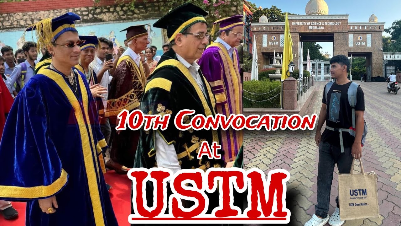 1st day at USTM.... Aahi a convocation palu - YouTube