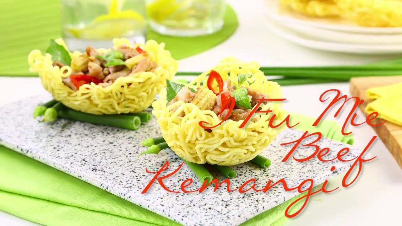 Resep I Fu Mie Beef Kemangi a la Selera Nusantara - YouTube
