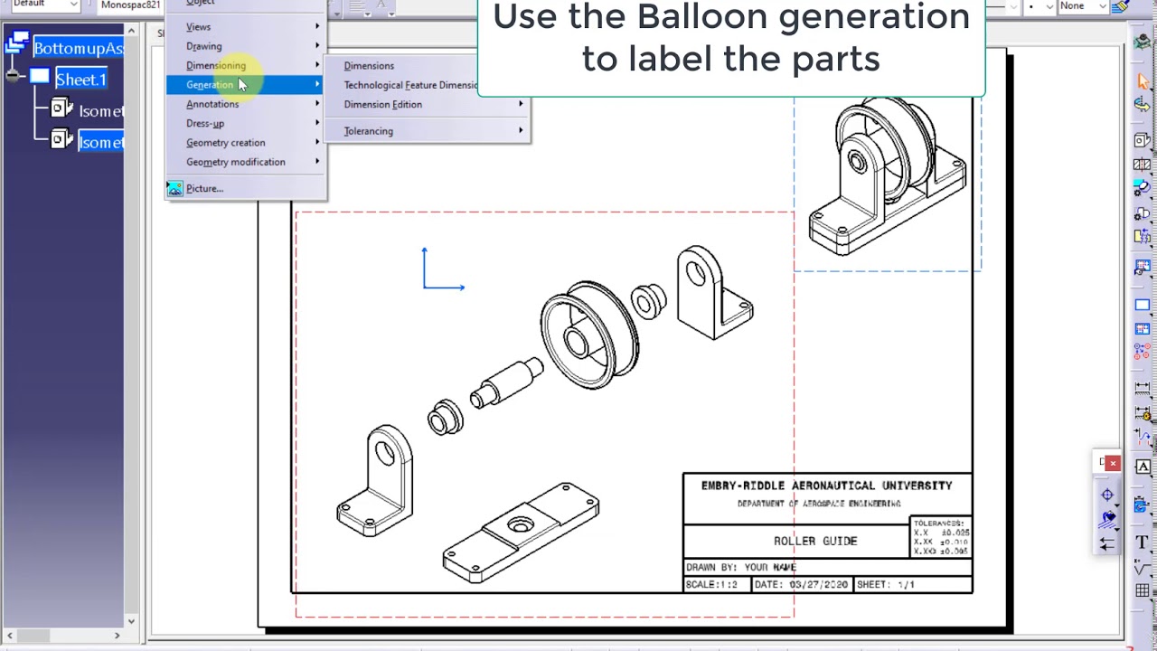 Assembled Roller Guide Exploded View Update - YouTube
