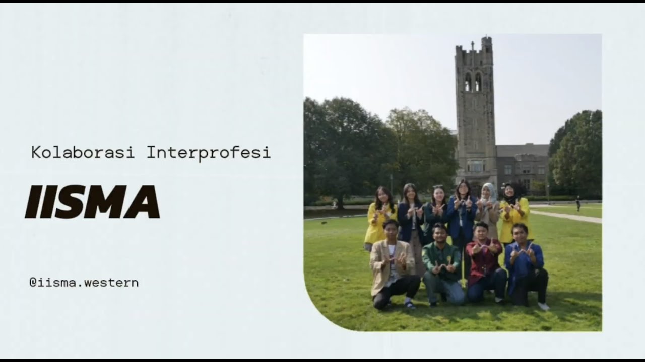 Kolaborasi Interprofesi dalam IISMA di Western University - YouTube