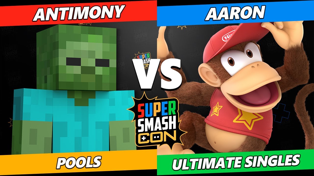 SSC 2023 - Antimony (Steve) Vs. Aaron (Diddy Kong) Smash Ultimate ...