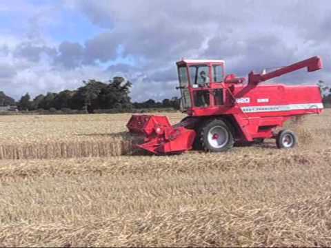 Massey Ferguson 620 Combine Harvester - YouTube