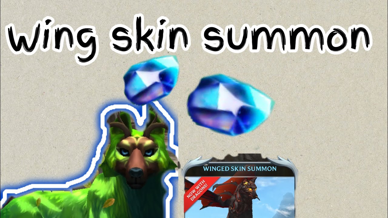 Winged animal summon|Wolf Tales - YouTube