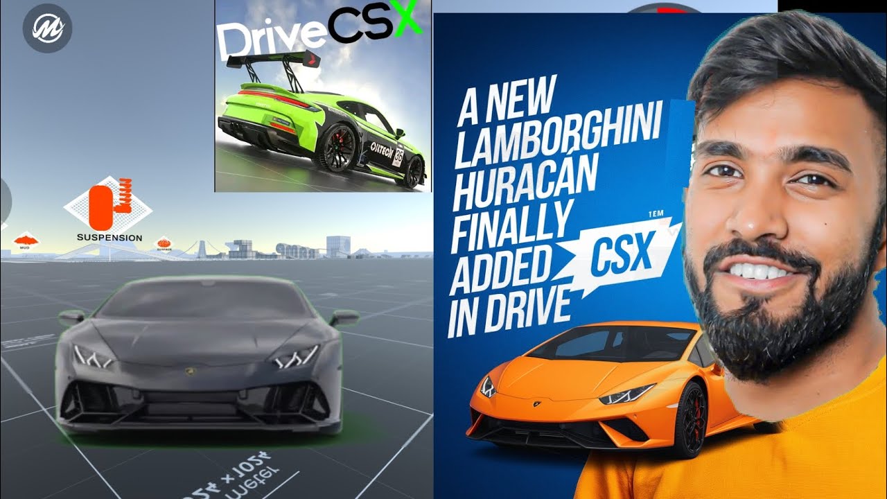New Lamborghini Hurracan 🔥😈| Drive CSX Car Crash Simulator 2024 - New ...