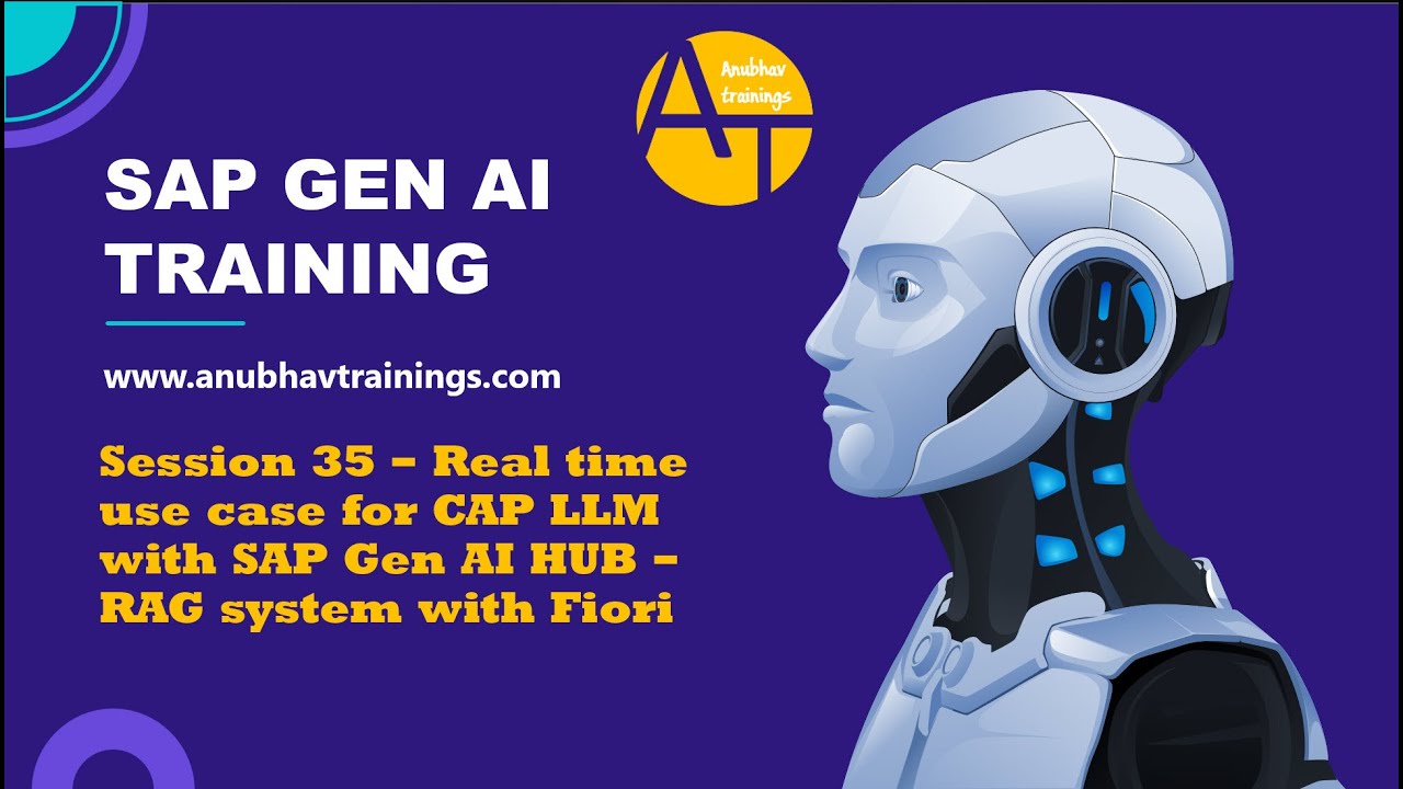 35 SAP Generative AI – Real-Time CAP Application with Generative AI ...