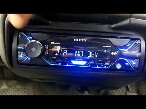 how to sony xplod DSX-A410BT bass setting