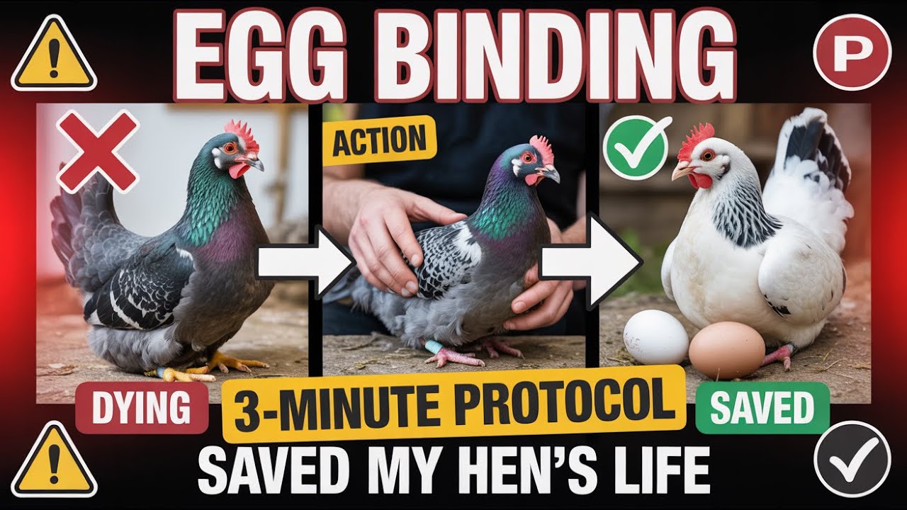 "Egg Binding Emergency: 3-Minute Protocol That Saved My Hen's Life ...