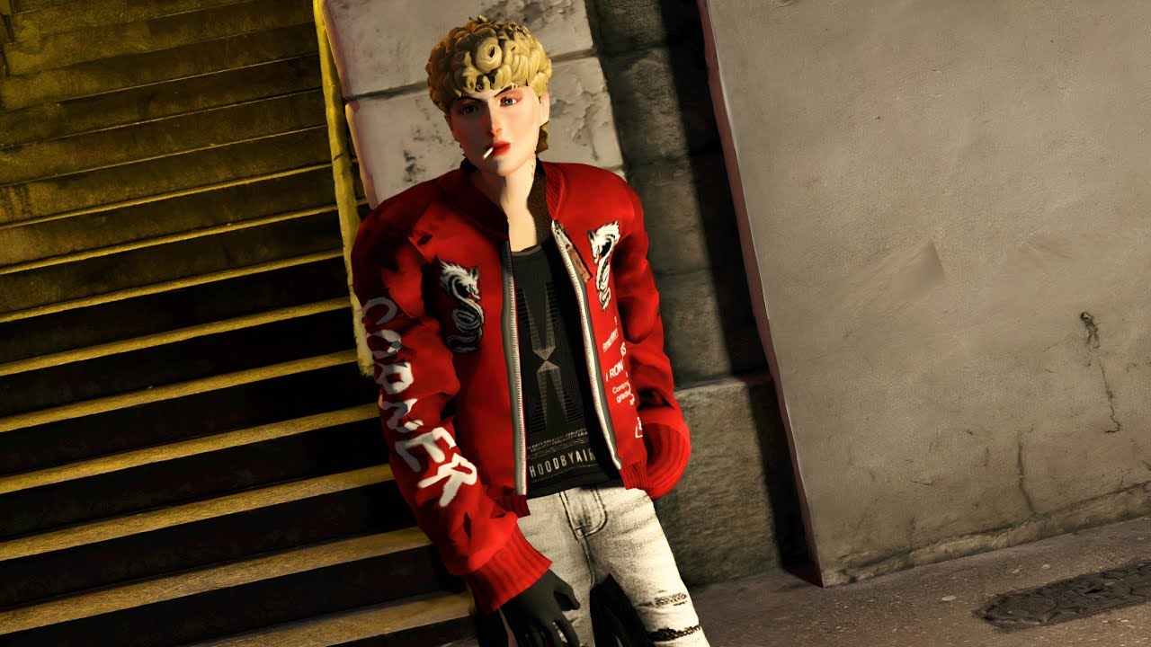 SHARE‼️SKIN FIVEM RED BOMBERS JACKET SUPPORT SAMP‼️|| GTA SA ANDROID# ...