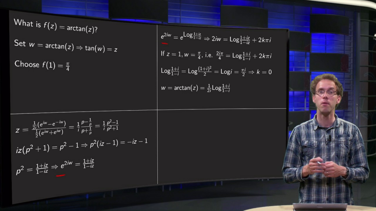 The complex arctangent function - YouTube