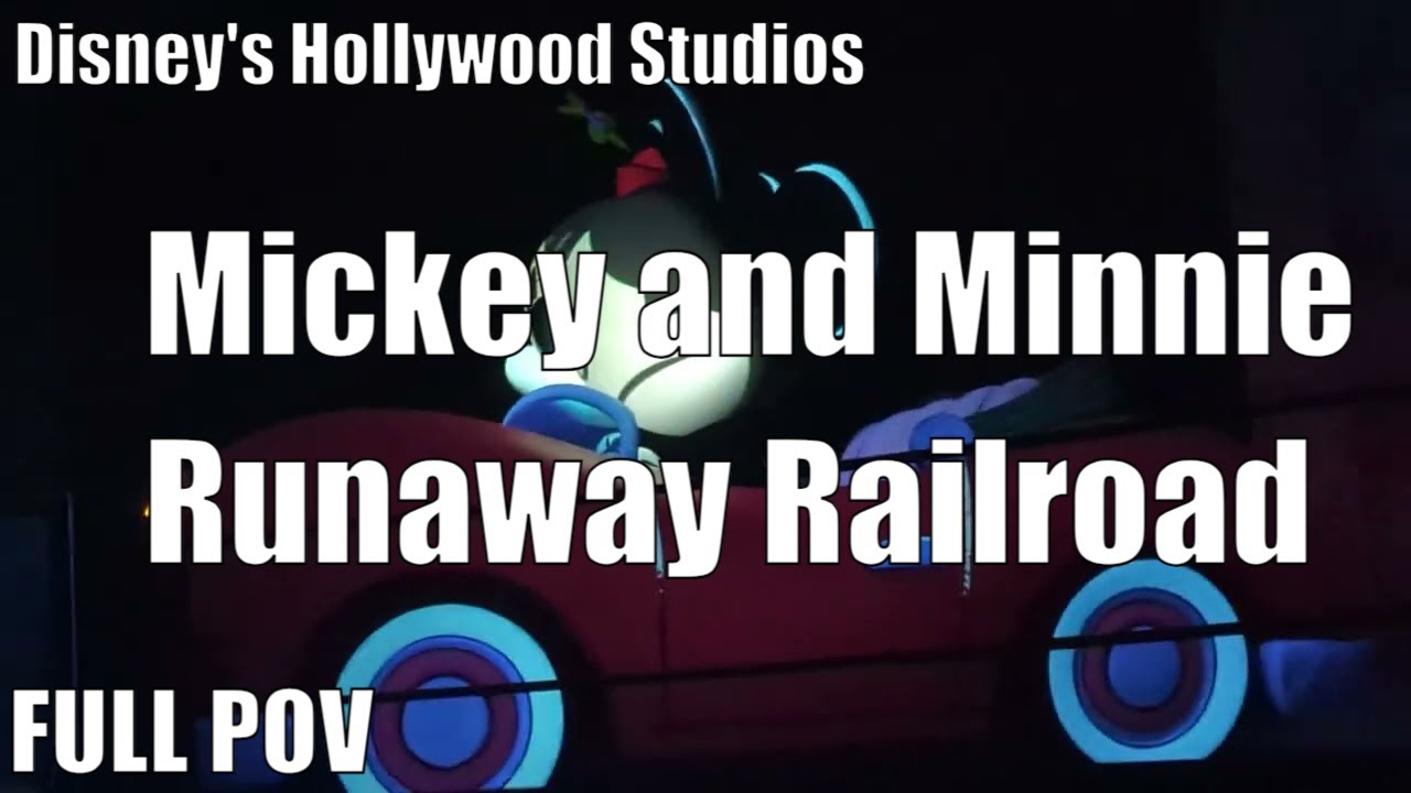 Themepark POV | Mickey and Minnie Runaway Railroad | Disney's Hollywood ...