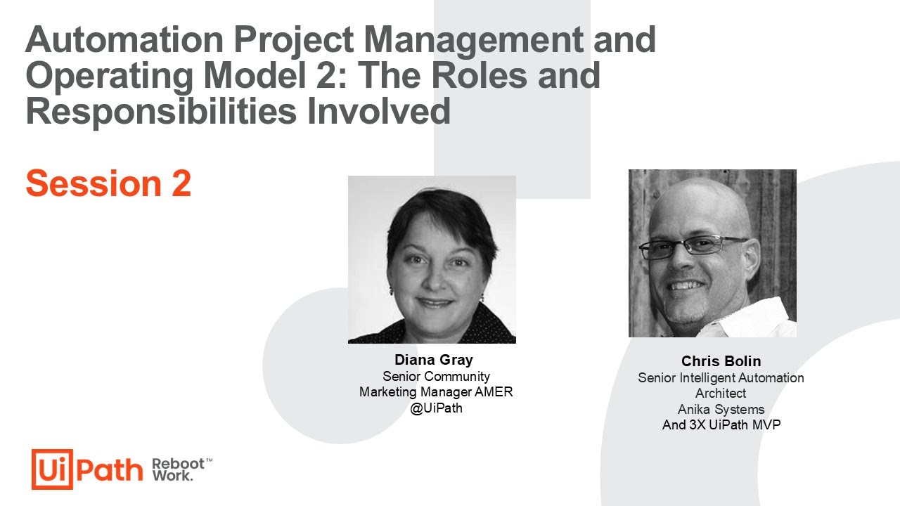 Automation Project Management and Operating Model 2: The Roles and ...